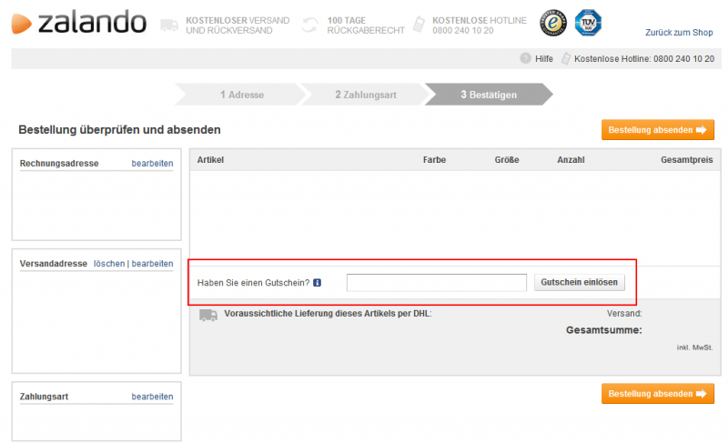 Zalando Gutschein: geprüfte 70% Rabatt Aktion